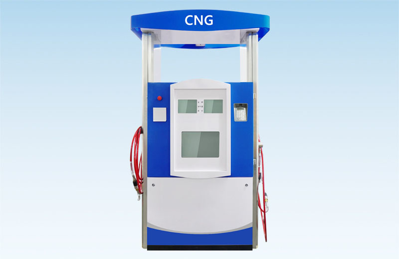 15-25L/Min Compressed Natural Gas Pump Dual Nozzles Dispenser CNG